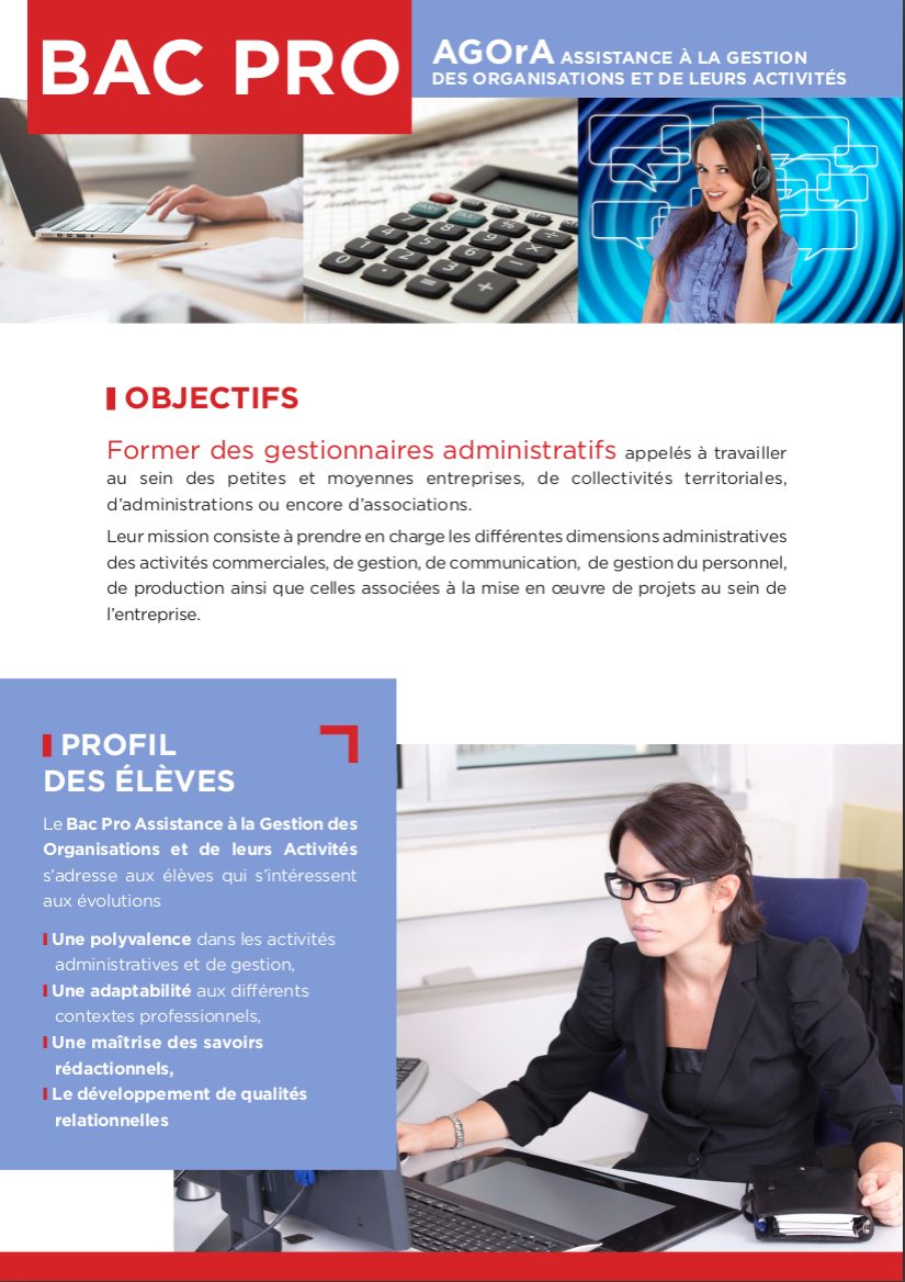 Bac PRO AGOrA – Lycée Lumière